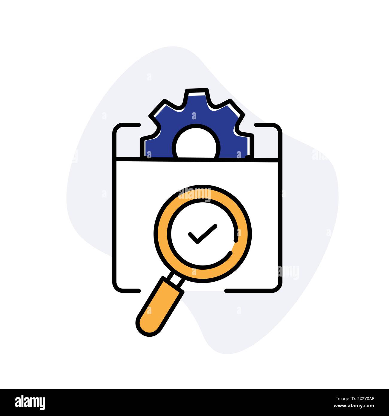 Ensuring Product Quality And Quality Assurance Vector Icon Design Stock ...