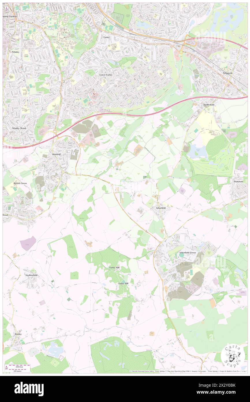 Arborfield map hi-res stock photography and images - Alamy