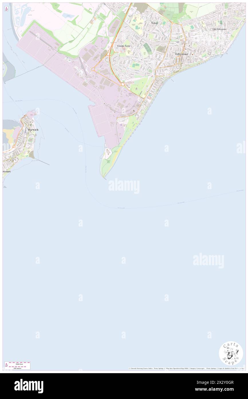 Andrews Spit, , GB, United Kingdom, England, N 51 55' 48'', N 1 19' 39 ...