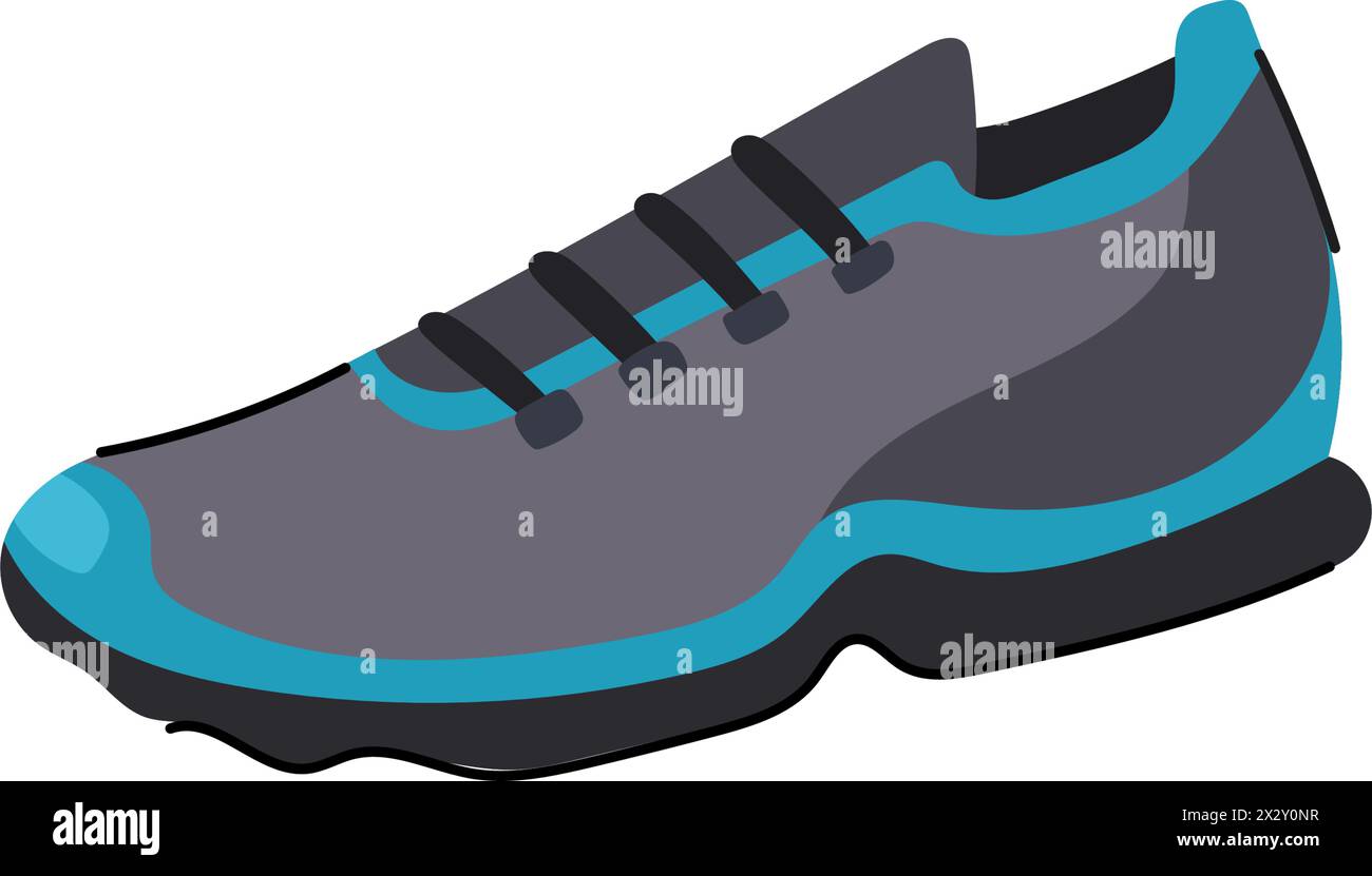 comfortable hiking boots male cartoon vector illustration Stock Vector ...