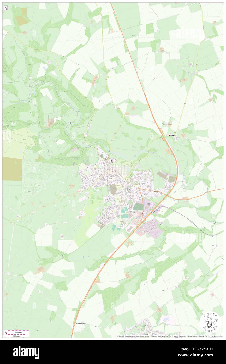 Alnwick, Northumberland, GB, United Kingdom, England, N 55 24' 47'', S ...