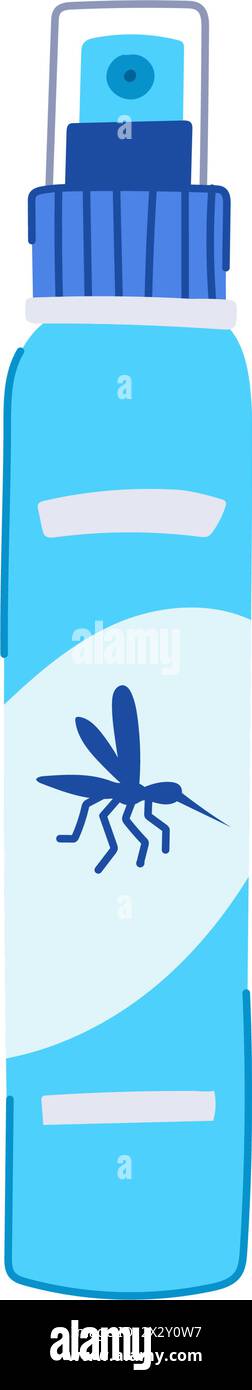 bee insect repellent cartoon vector illustration Stock Vector Image ...
