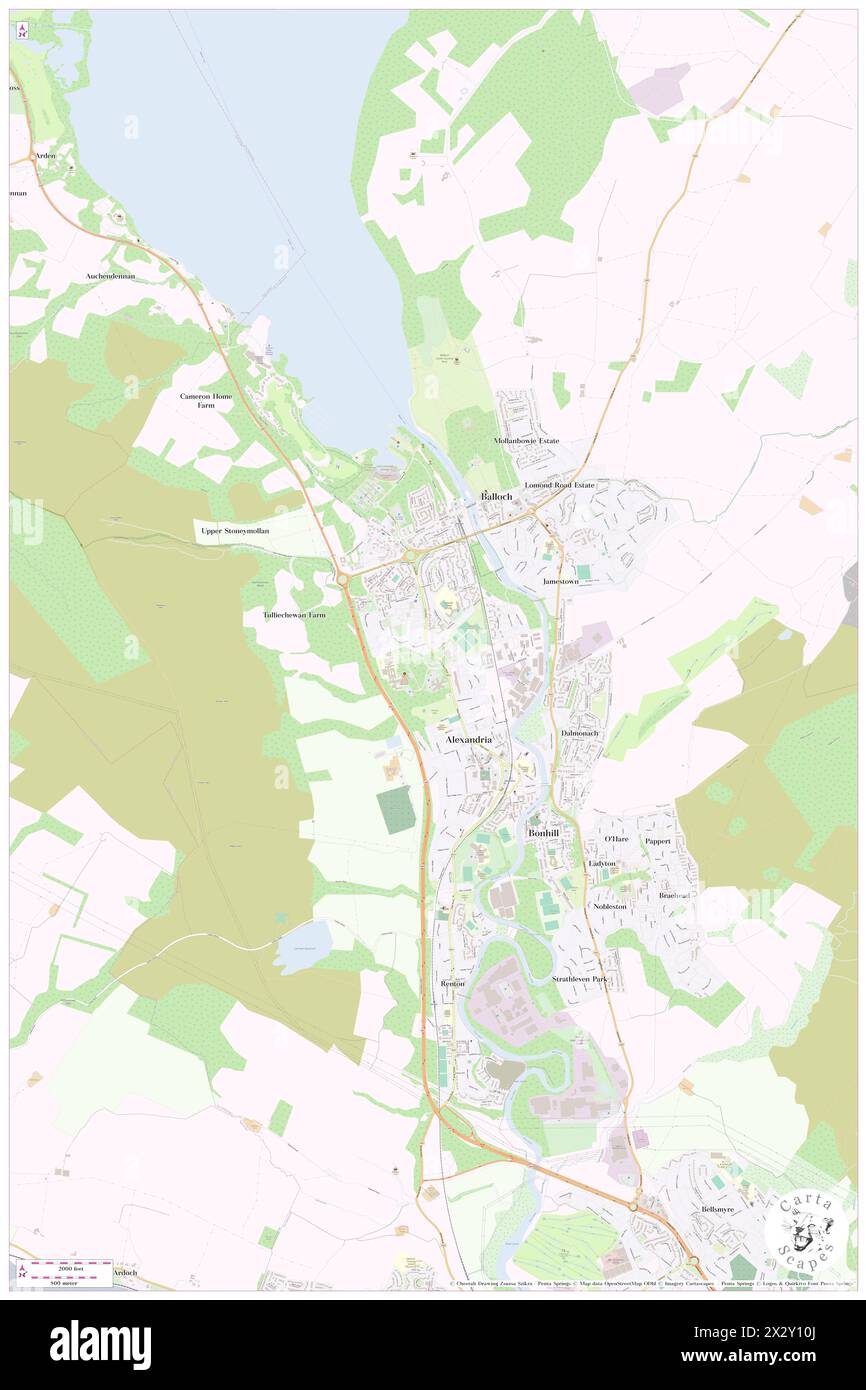 Vintage map of alexandria hi-res stock photography and images - Alamy