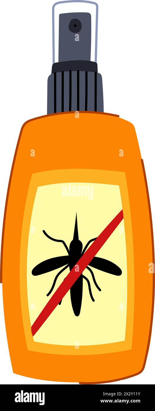 ant insect repellent cartoon vector illustration Stock Vector Image ...