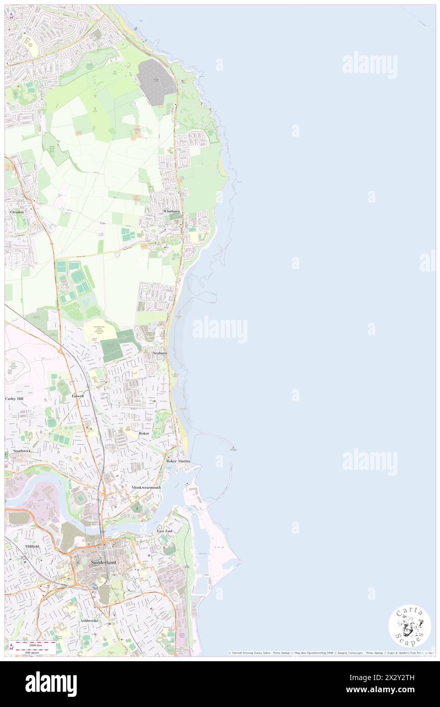Whitburn Bay, , GB, United Kingdom, England, N 54 56' 12'', S 1 21' 20 ...