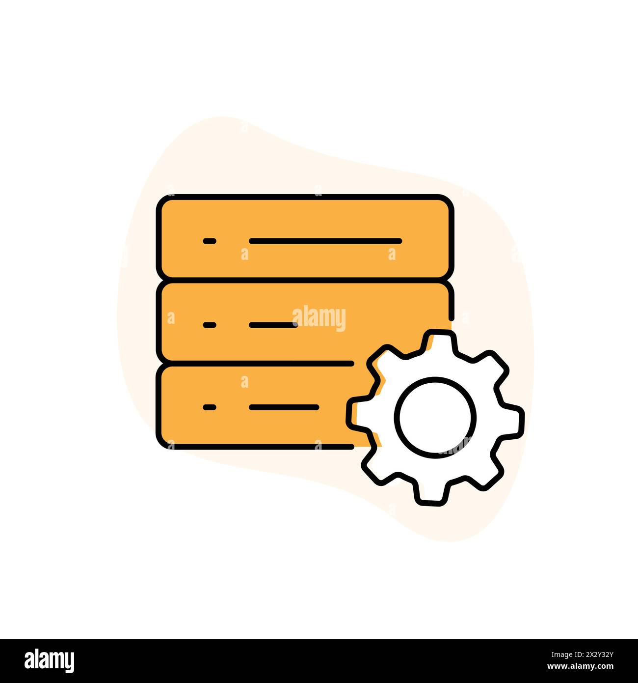 Clarifying System Goals Vector Illustration Icon Design Stock Vector ...