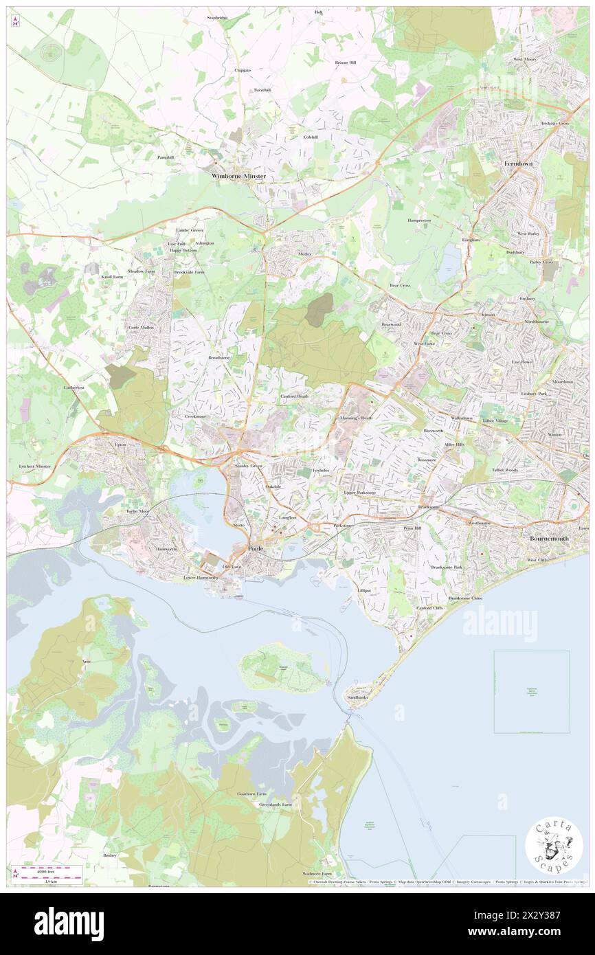Poole maps Cut Out Stock Images & Pictures - Alamy