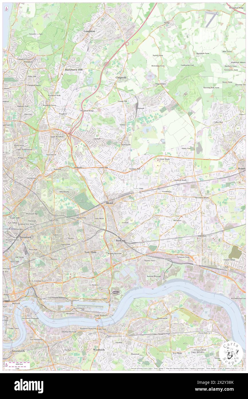 Map of redbridge hi-res stock photography and images - Alamy