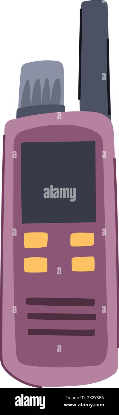 connectivity satellite phone cartoon vector illustration Stock Vector ...