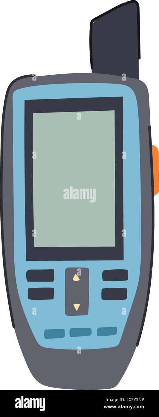 coverage satellite phone cartoon vector illustration Stock Vector Image ...