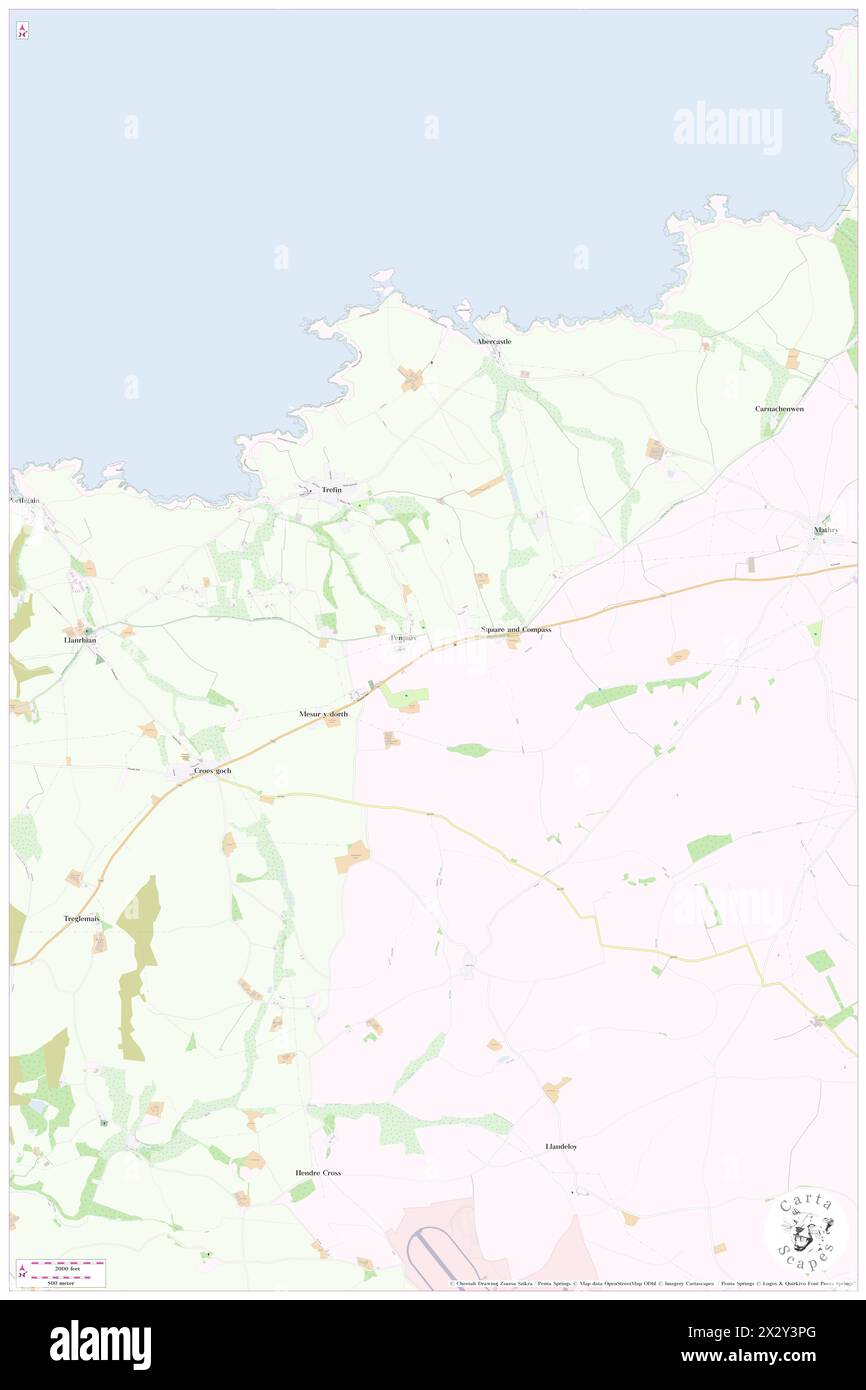 Square and Compass, Pembrokeshire, GB, United Kingdom, Wales, N 51 56 ...