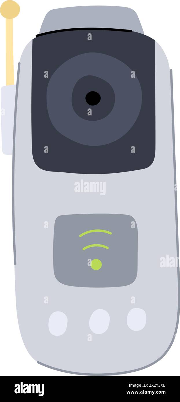 lights smart home hub cartoon vector illustration Stock Vector Image ...