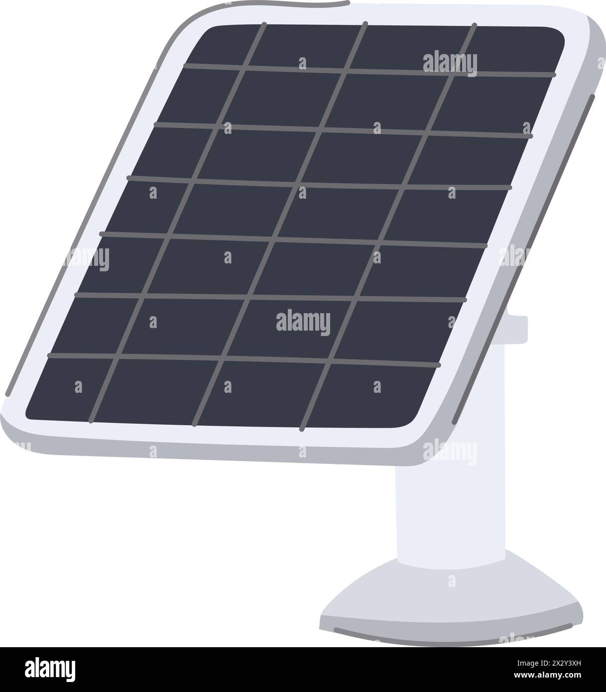 energy solar charger cartoon vector illustration Stock Vector Image ...
