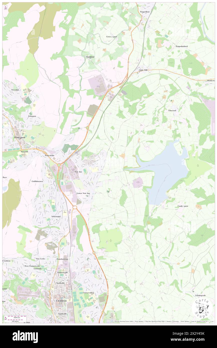 New Inn, Torfaen County Borough, GB, United Kingdom, Wales, N 51 41' 26 ...
