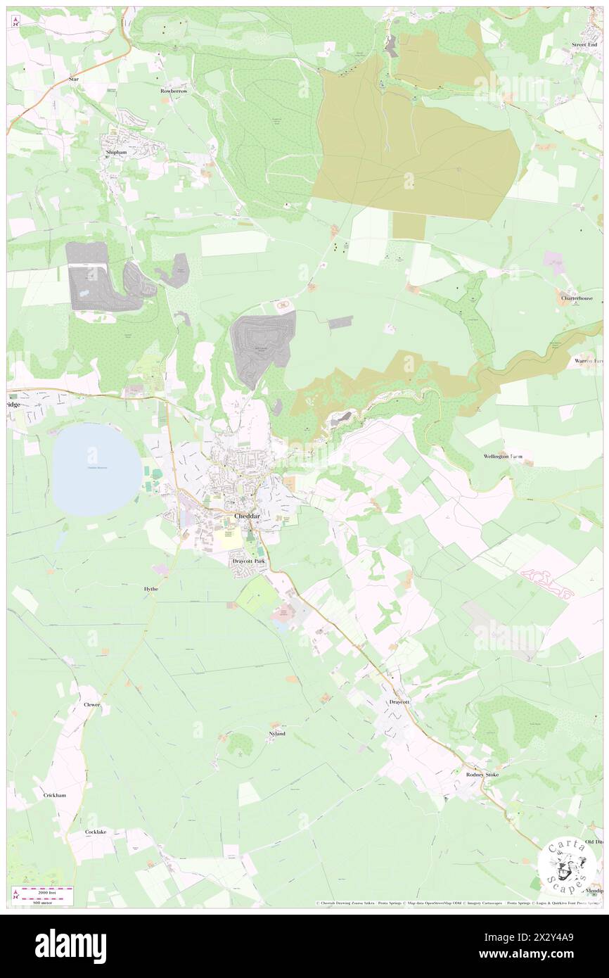 Cheddar map hi-res stock photography and images - Alamy