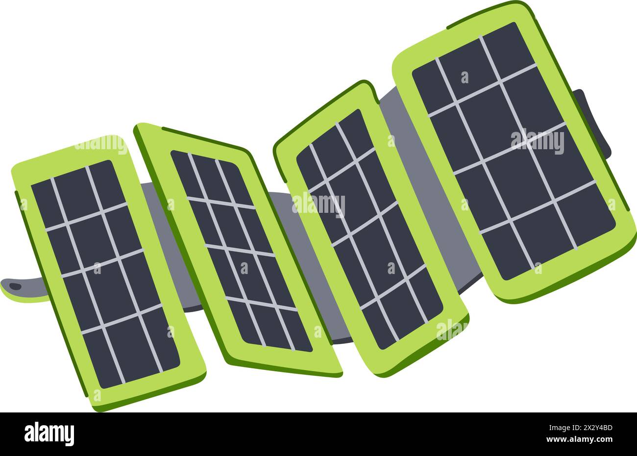 Portable solar charger Stock Vector Images - Alamy