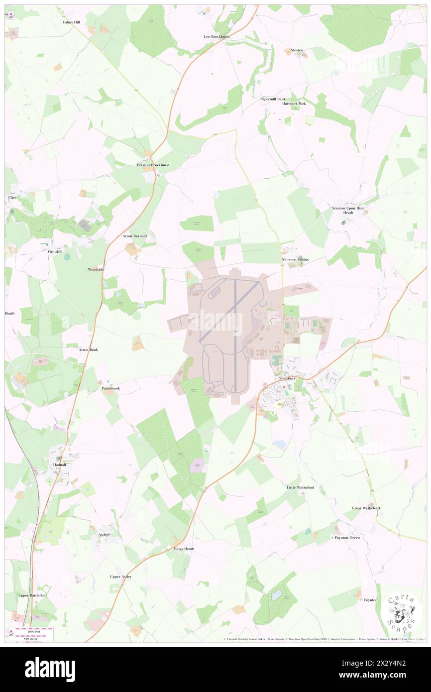 RAF Shawbury, Shropshire, GB, United Kingdom, England, N 52 47' 43'', S ...