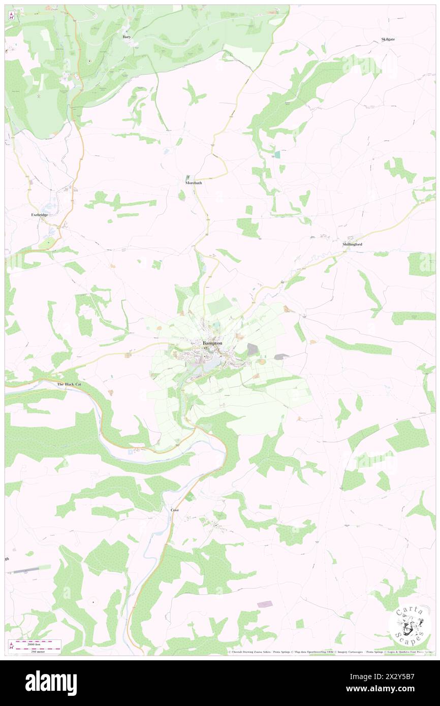 Bampton The Mote, Devon, GB, United Kingdom, England, N 50 59' 33'', S ...