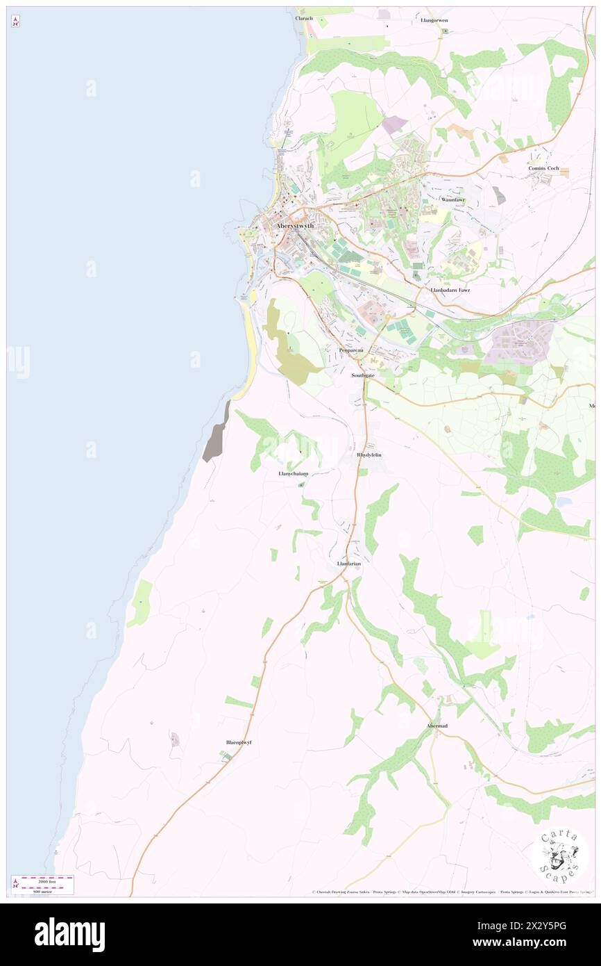 Tan y Castell, County of Ceredigion, GB, United Kingdom, Wales, N 52 23 ...