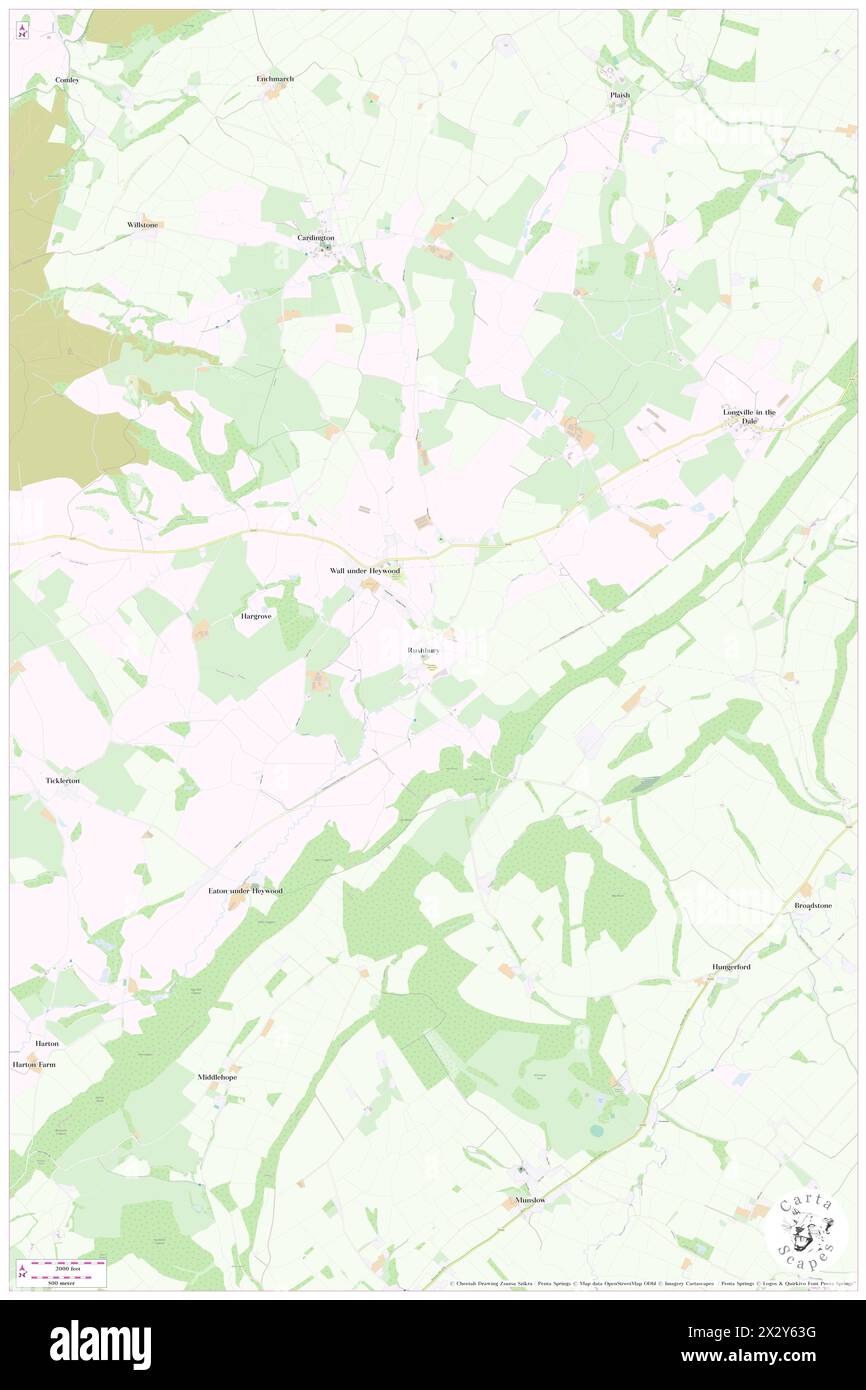 Rushbury Castle Mound, Shropshire, GB, United Kingdom, England, N 52 31 ...