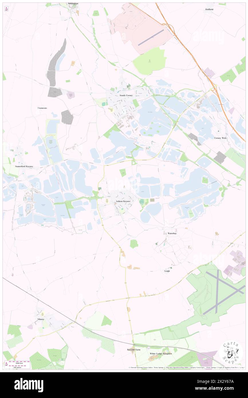 Ashton map Cut Out Stock Images & Pictures - Alamy