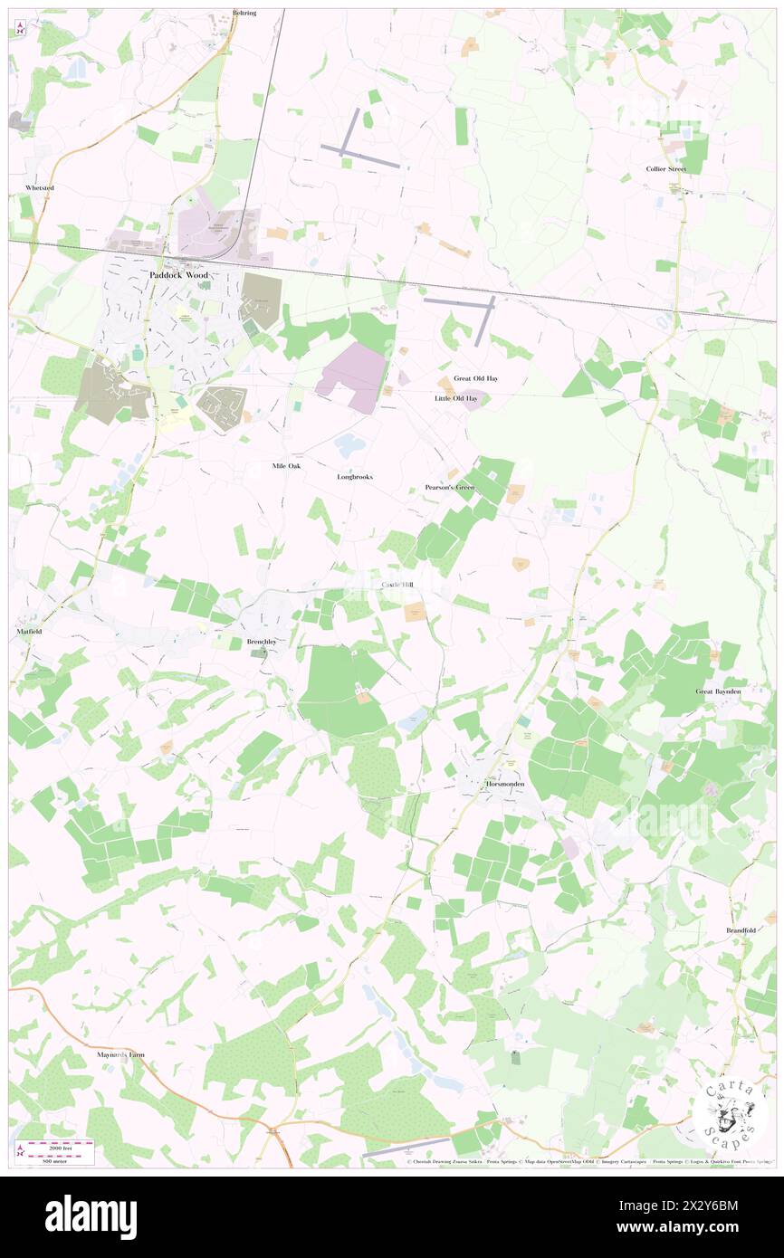 Brenchley Castle Hill, Kent, GB, United Kingdom, England, N 51 9' 18 ...