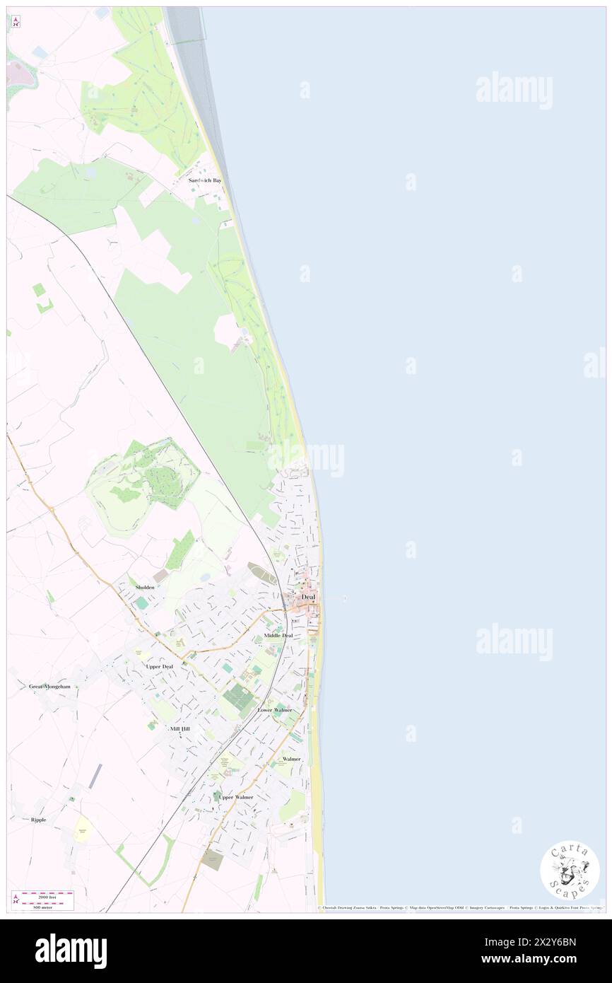 Map of sandown Cut Out Stock Images & Pictures - Alamy