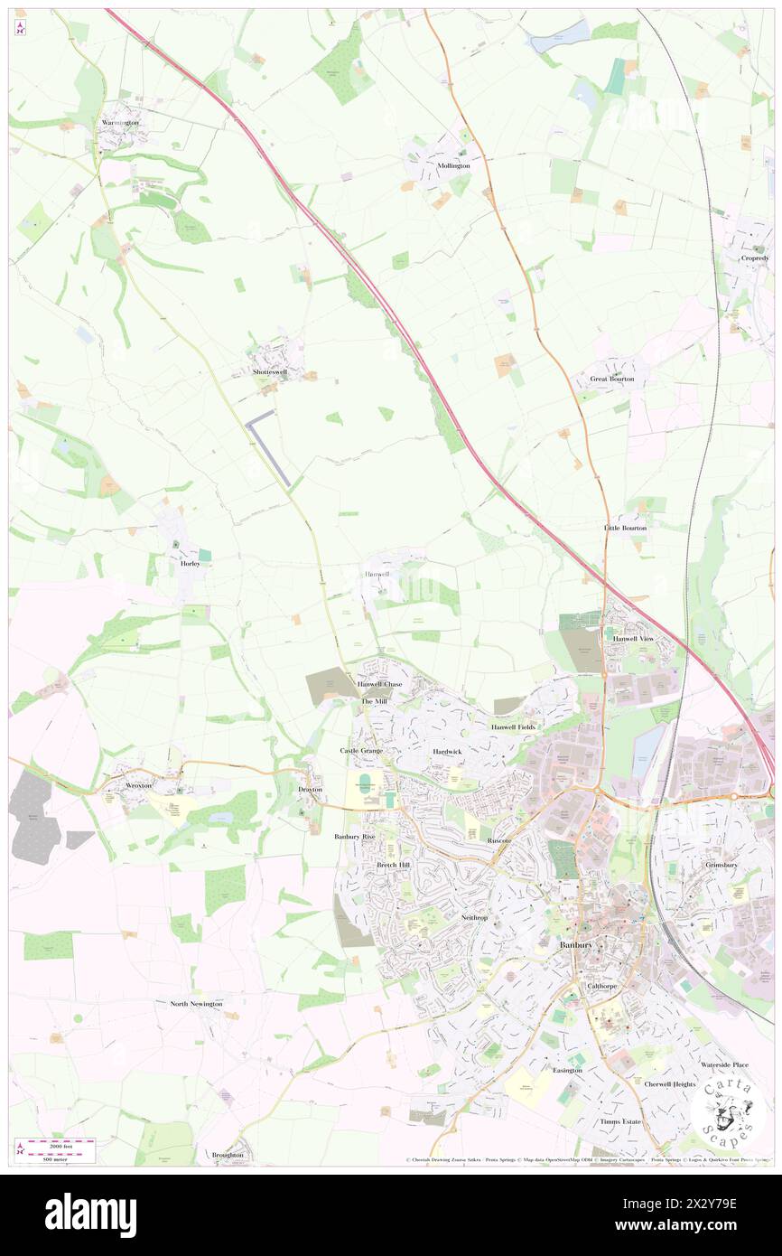 Hanwell Castle, Oxfordshire, GB, United Kingdom, England, N 52 5' 20 ...