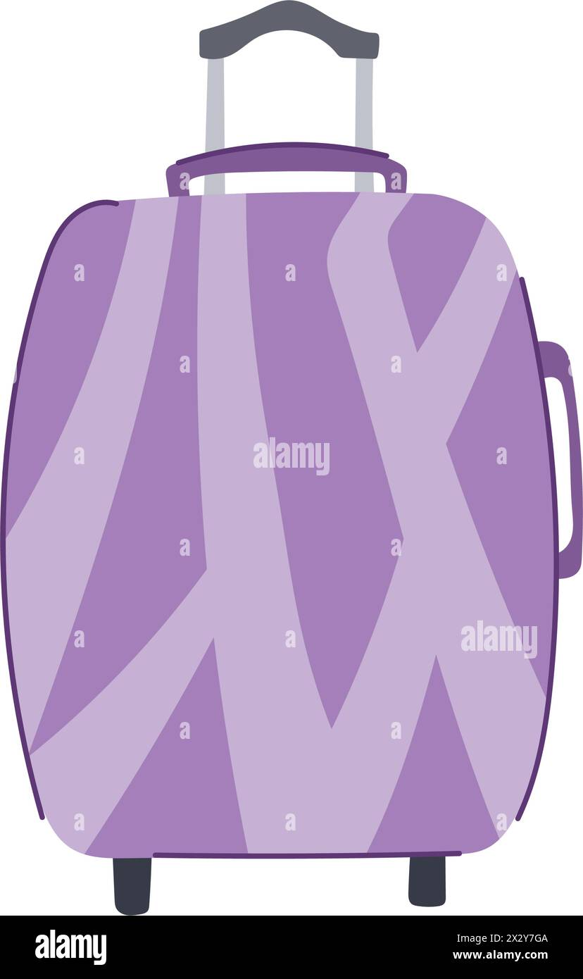 journey suitcase cartoon vector illustration Stock Vector Image & Art ...