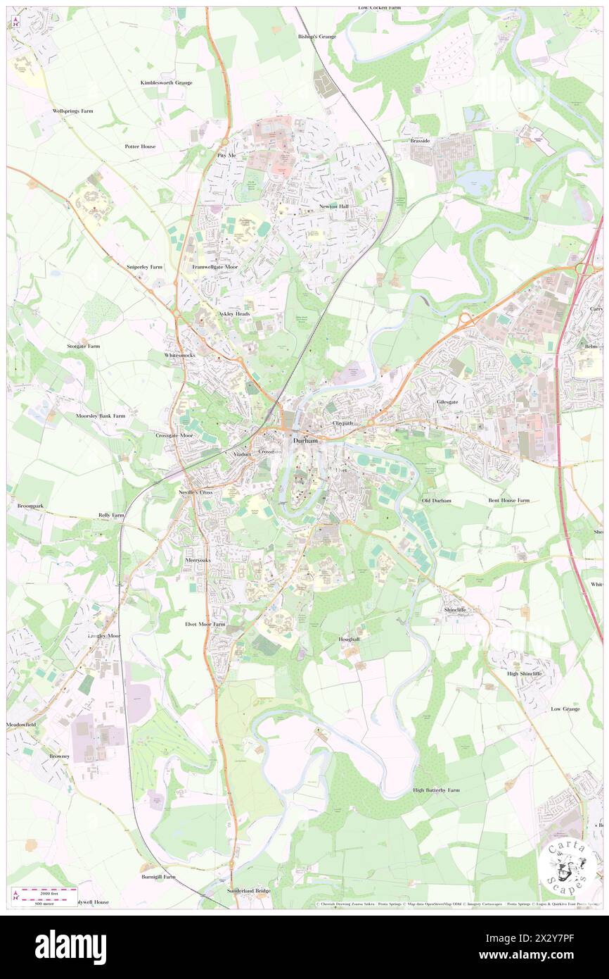 Durham Castle, County Durham, GB, United Kingdom, England, N 54 46' 31 ...