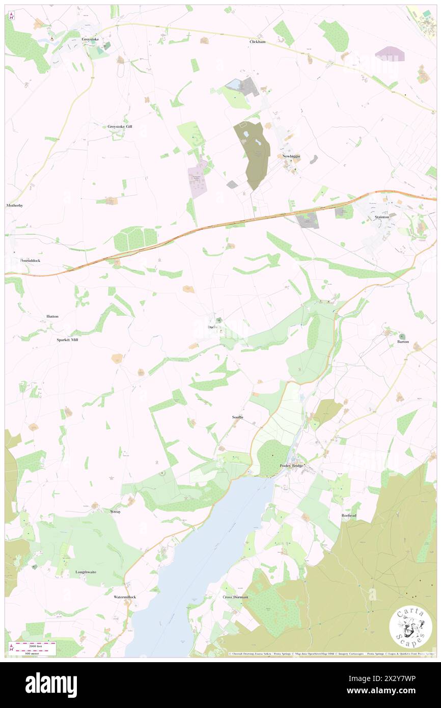 Map of dacre hi-res stock photography and images - Alamy