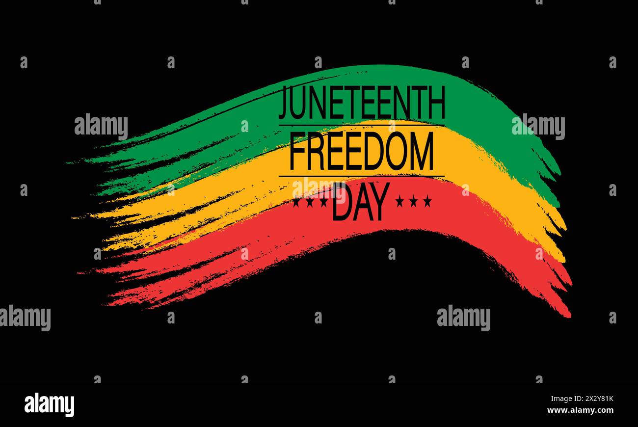 Juneteenth text vector illustration poster hi-res stock photography and ...
