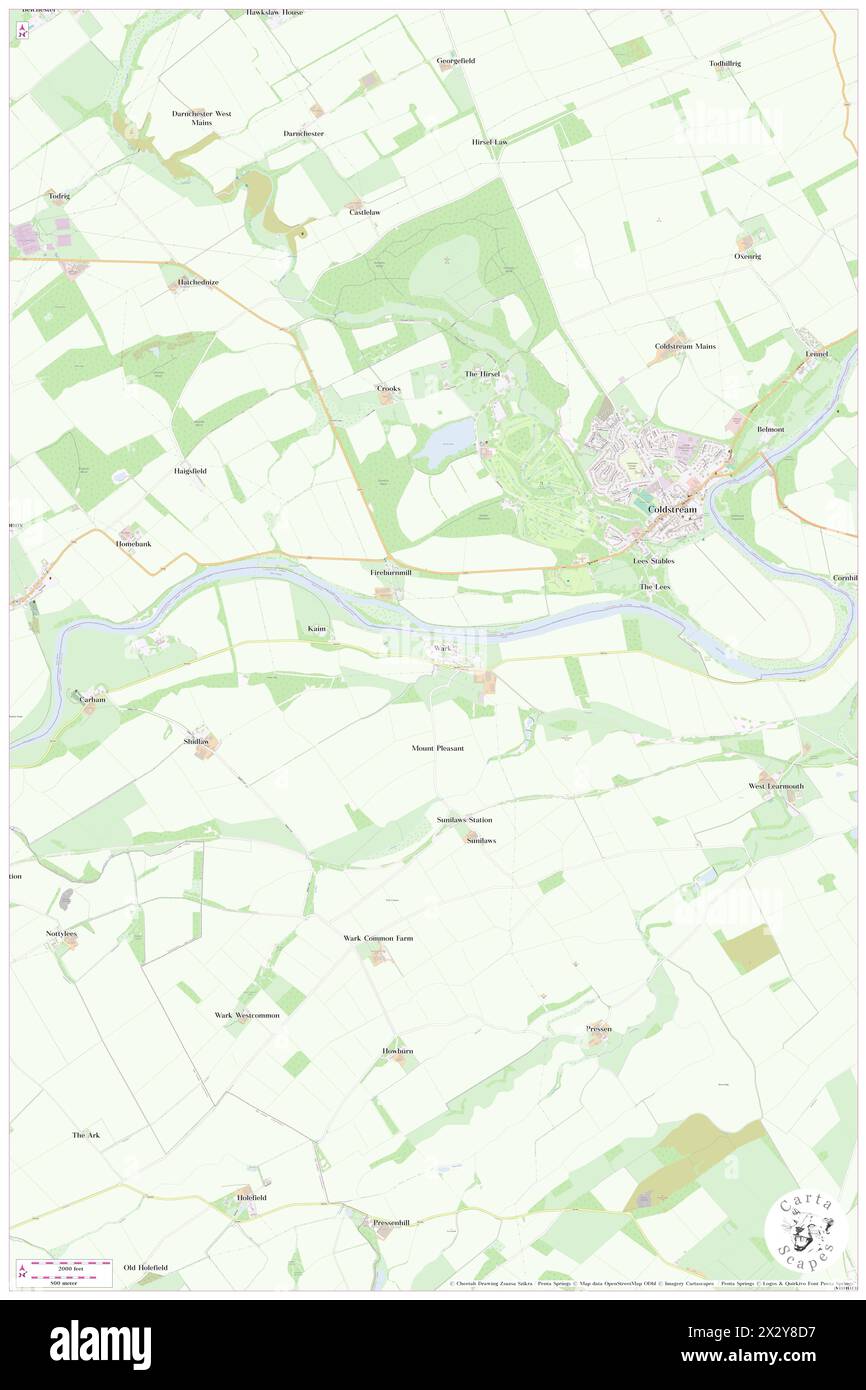 Wark on tweed castle hi-res stock photography and images - Alamy