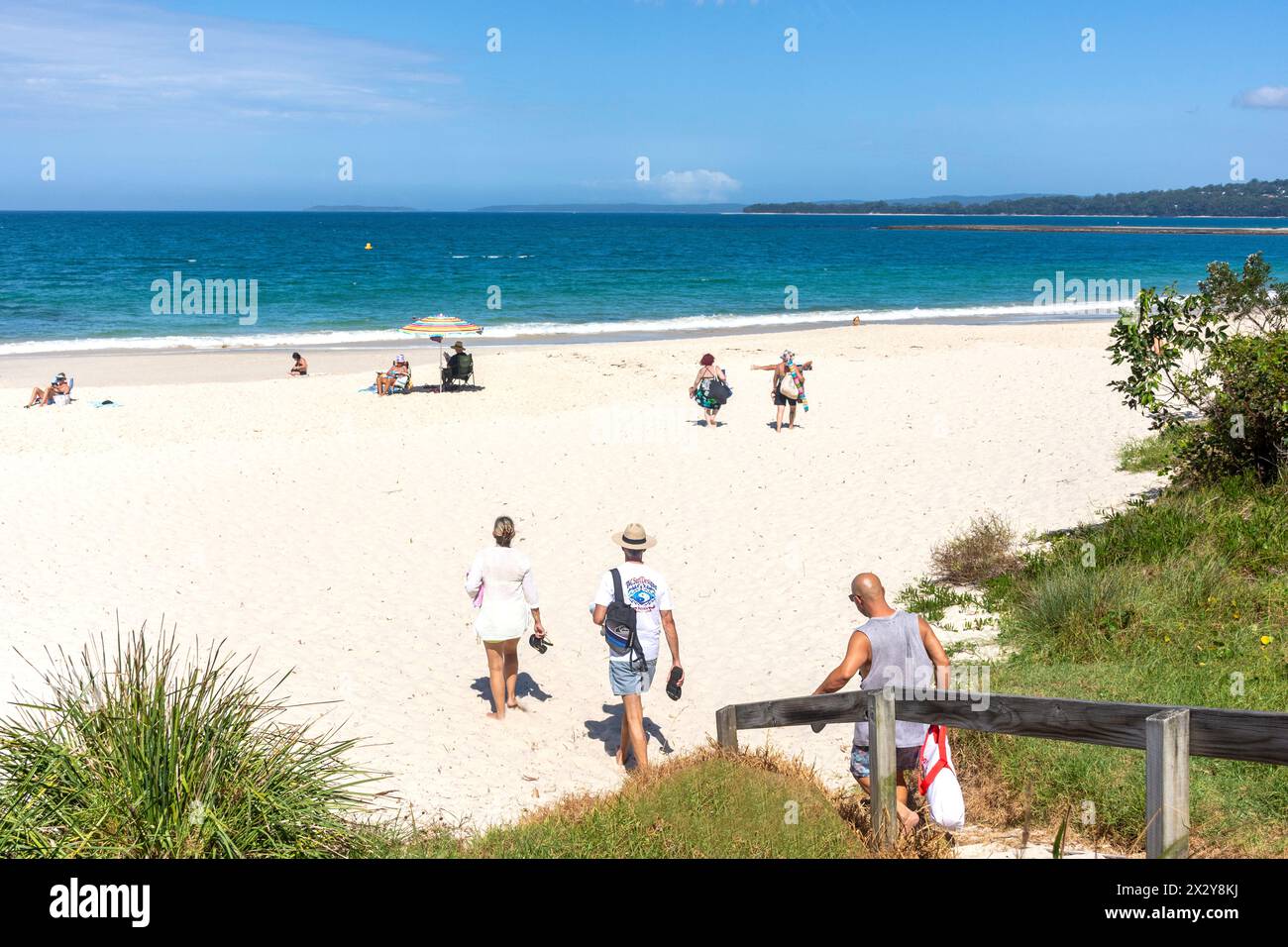 Huskisson Beach, Huskisson, Jervis Bay Marine Park, New South Wales ...
