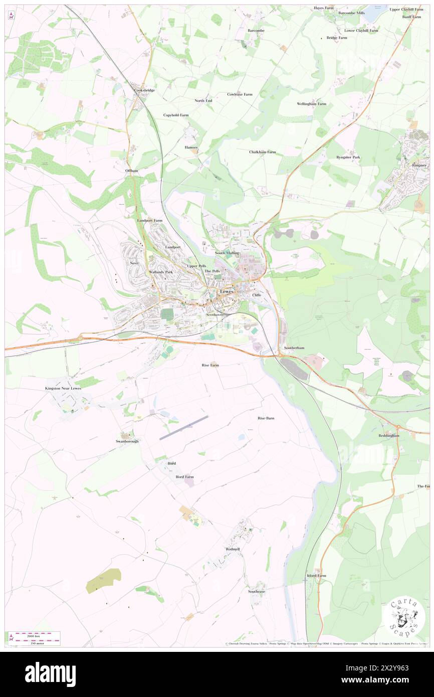 Lewes, East Sussex, GB, United Kingdom, England, N 50 52' 8'', N 0 0 ...