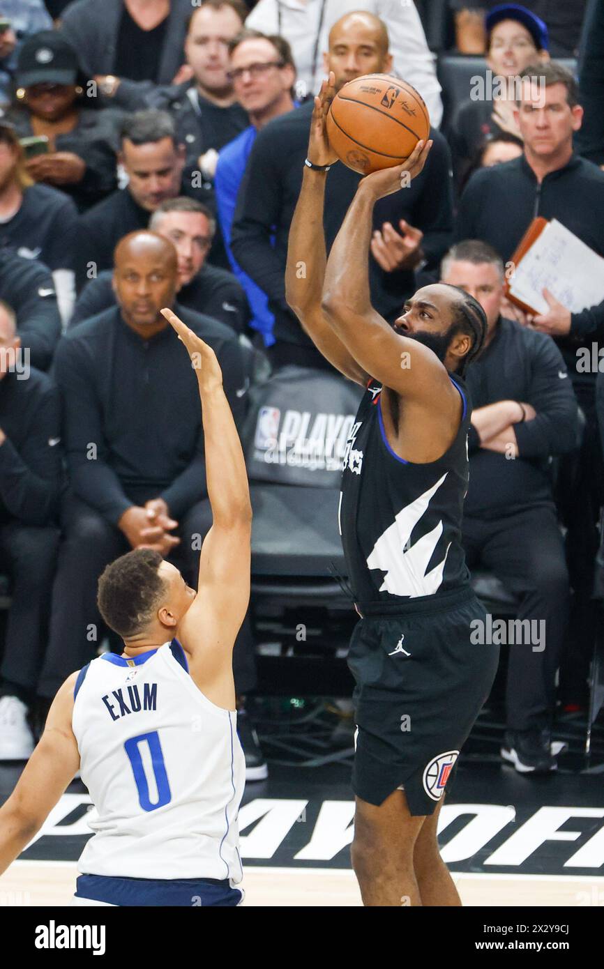 Los Angeles, California, USA. 23rd Apr, 2024. Los Angeles Clippers ...