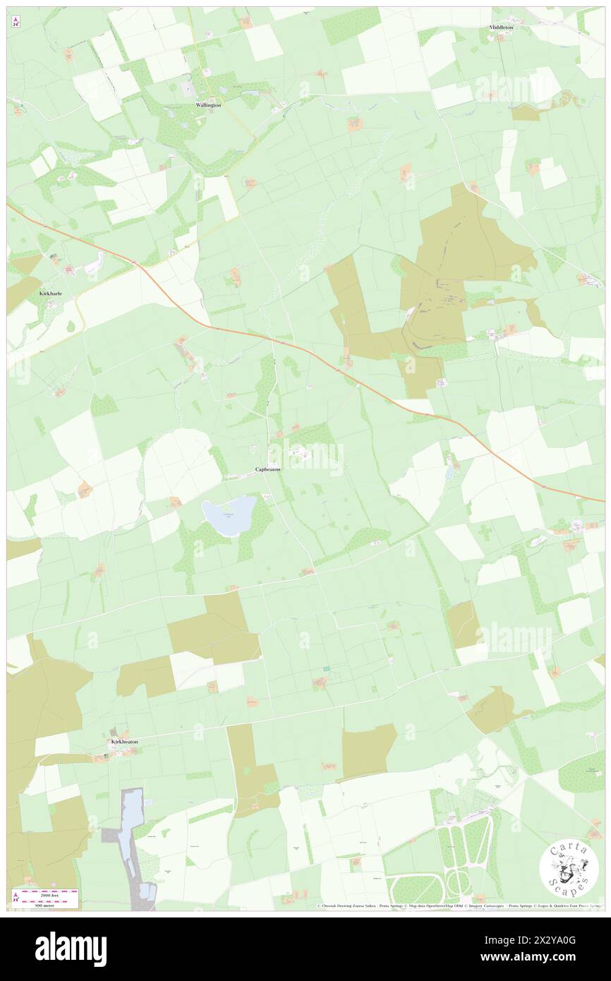 Capheaton Castle, Northumberland, GB, United Kingdom, England, N 55 7 ...