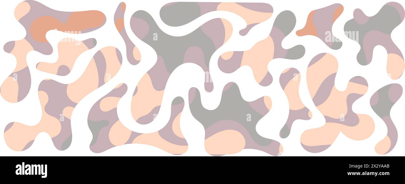 Freeform blob shapes. Abstracts amoeba shapes, freeform organic ...