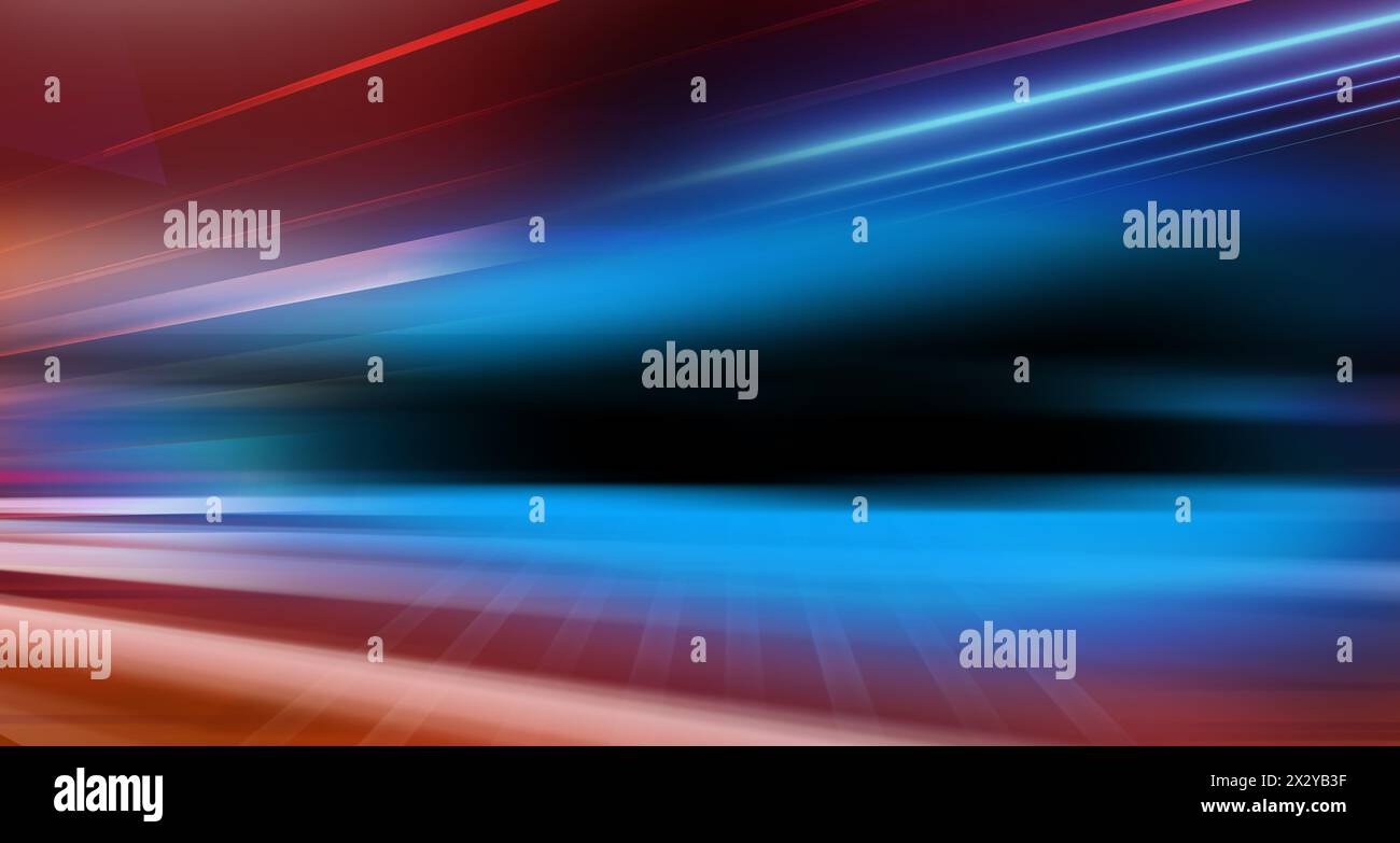 Abstract background with directional lines to depth- 3d illustration ...