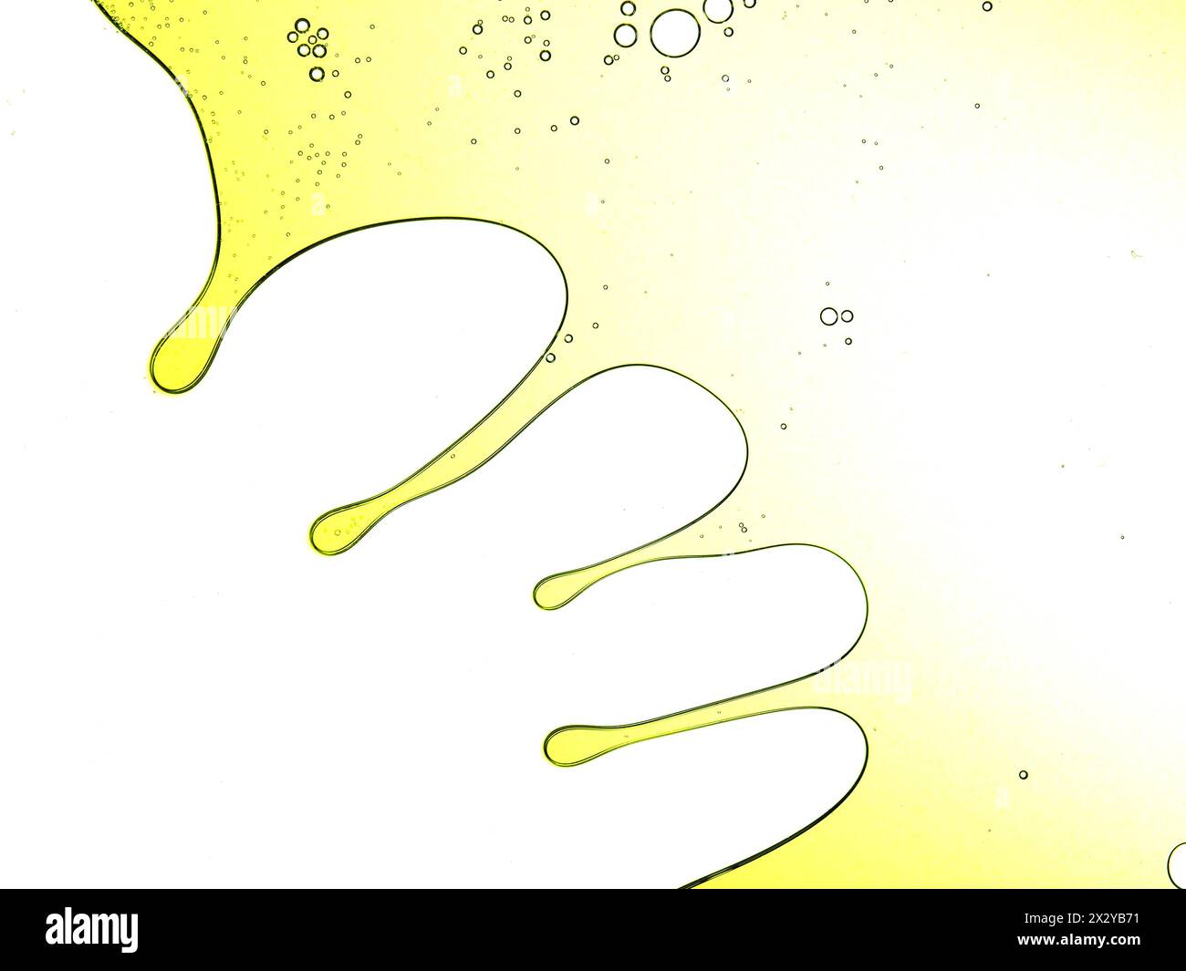 Abstract shapes of oil on a white background Stock Photo - Alamy