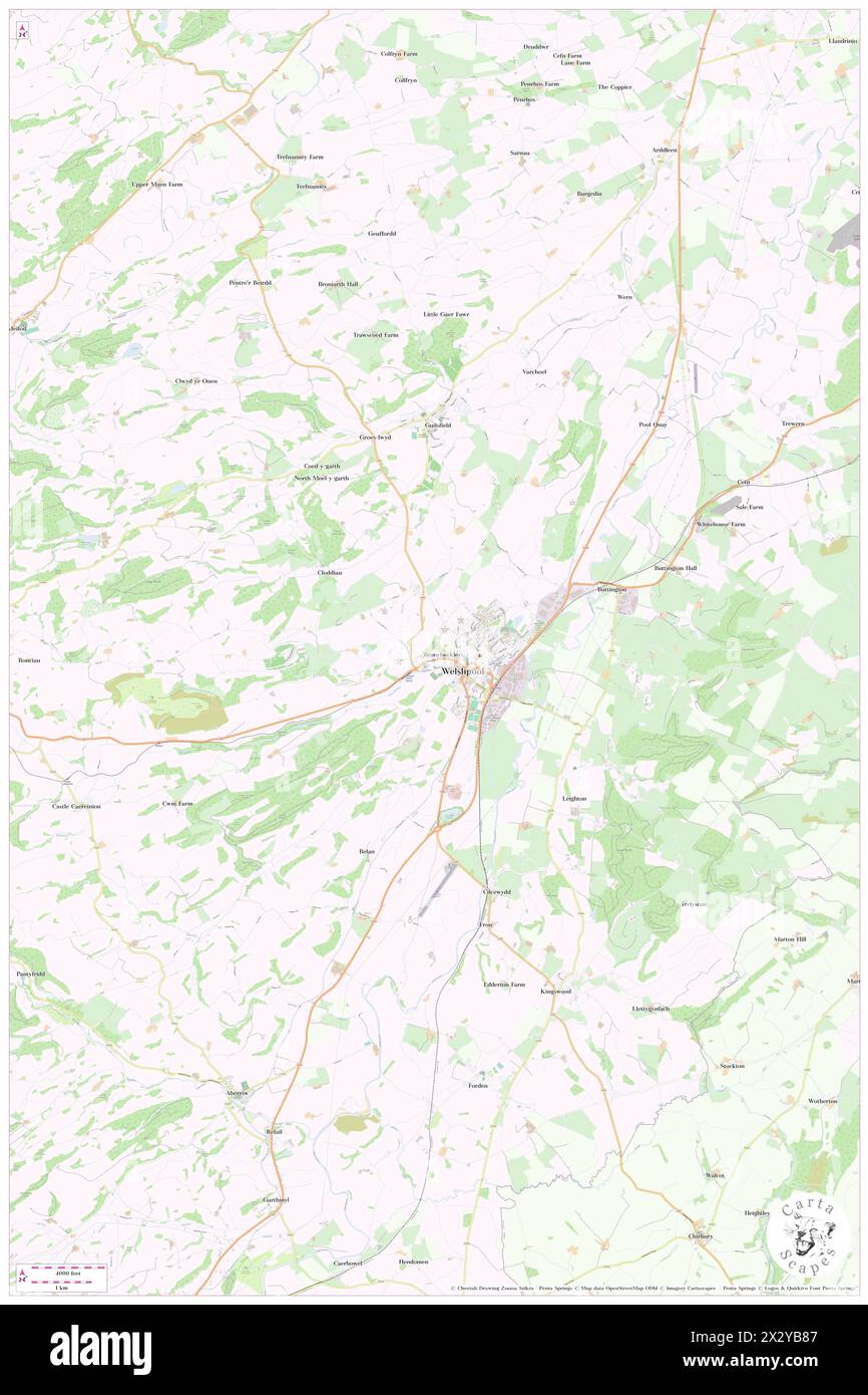 Welshpool, Sir Powys, GB, United Kingdom, Wales, N 52 39' 25'', S 3 8 ...