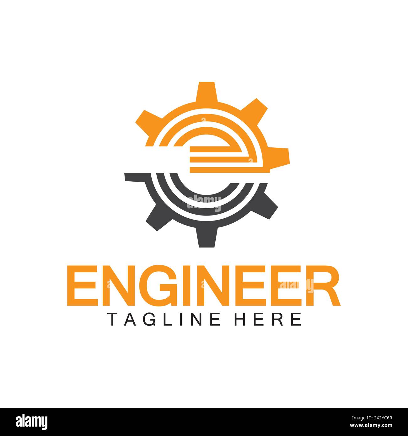 Engineer Logo Design, Letter E Gear Logo, Engineer logo with letter E ...