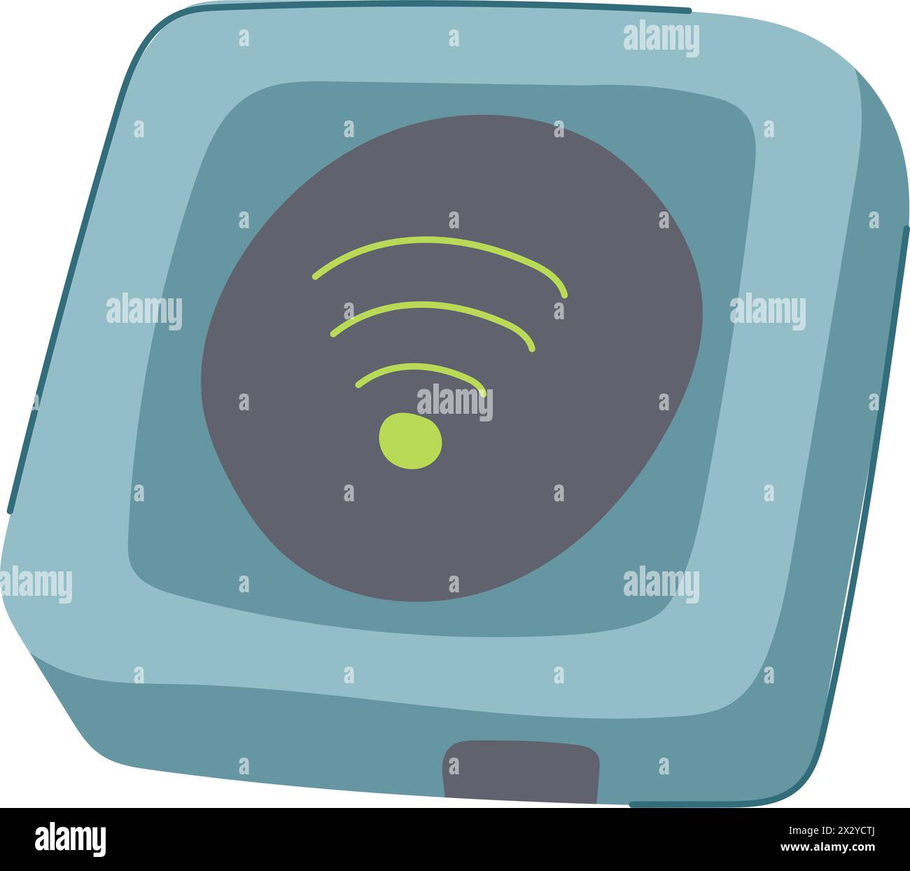 compact travel router cartoon vector illustration Stock Vector Image ...