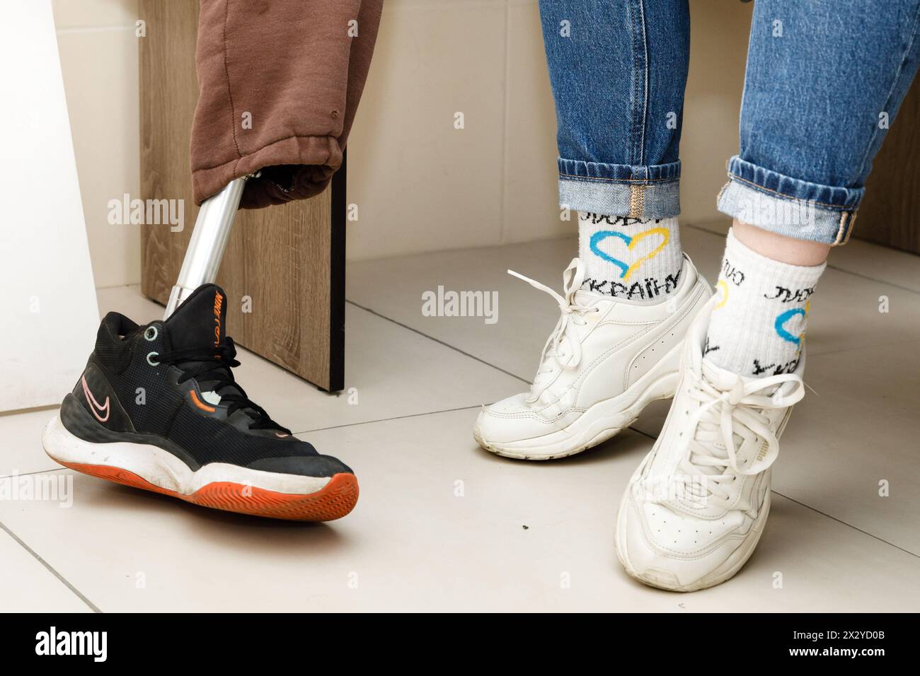 Injured people receiving treatment hi-res stock photography and images ...