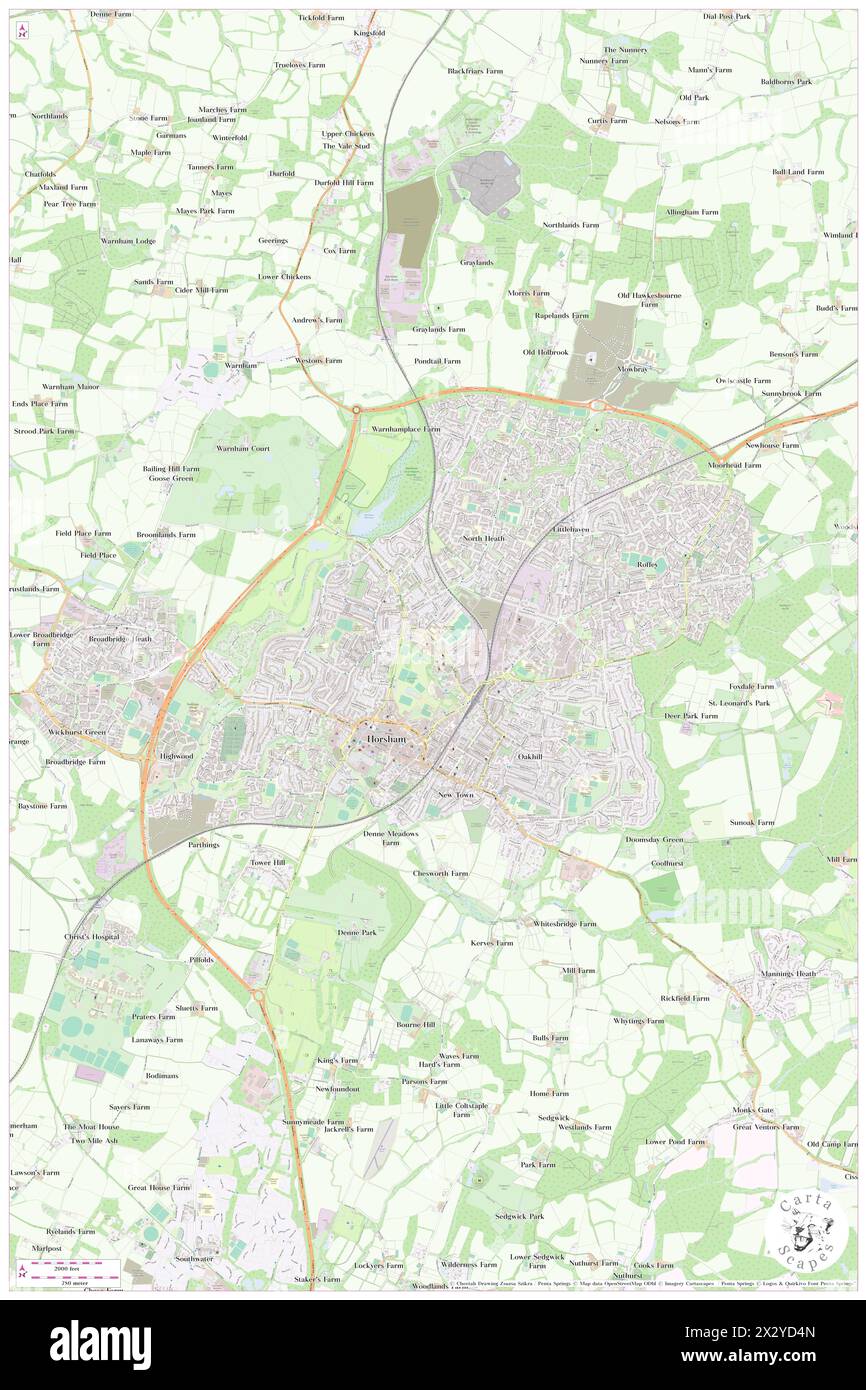 Horsham Hospital, West Sussex, GB, United Kingdom, England, N 51 4' 10 ...