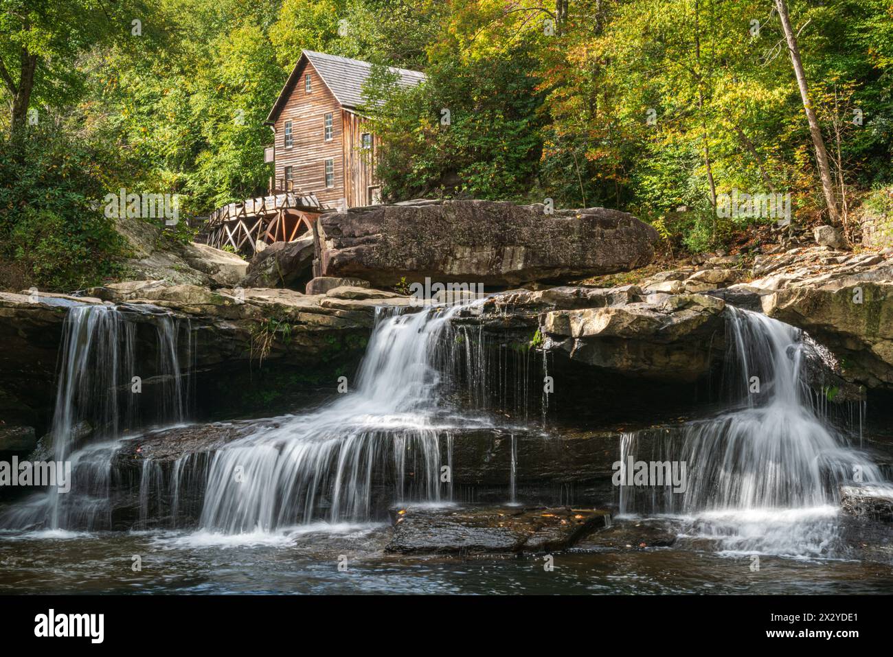 The Glade Creek Grist Mill Babcock State Park in State park in Clifftop ...