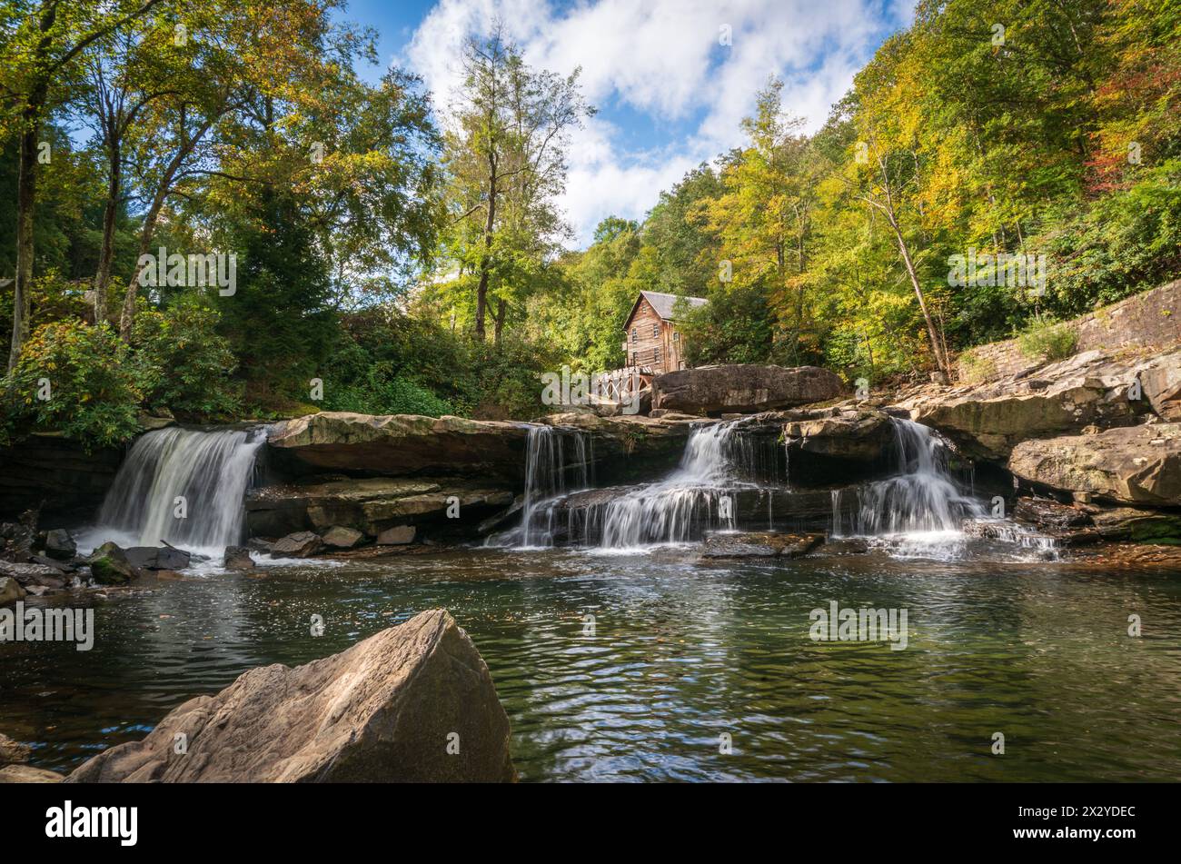 The Glade Creek Grist Mill Babcock State Park in State park in Clifftop ...