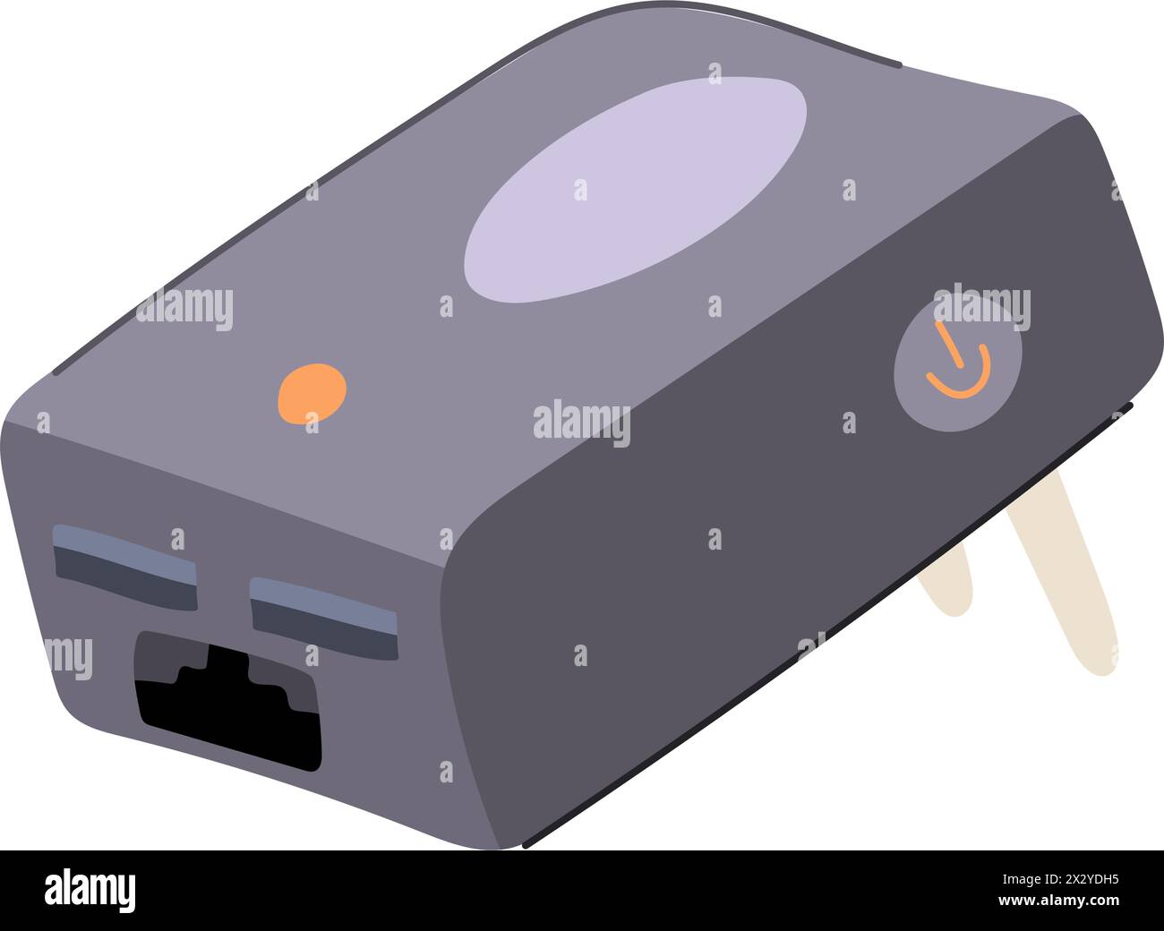 connectivity travel router cartoon vector illustration Stock Vector ...