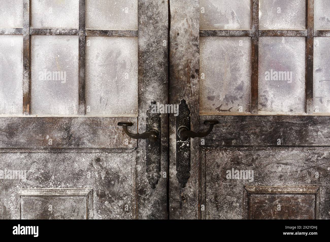 Old styled metal doors hi-res stock photography and images - Alamy
