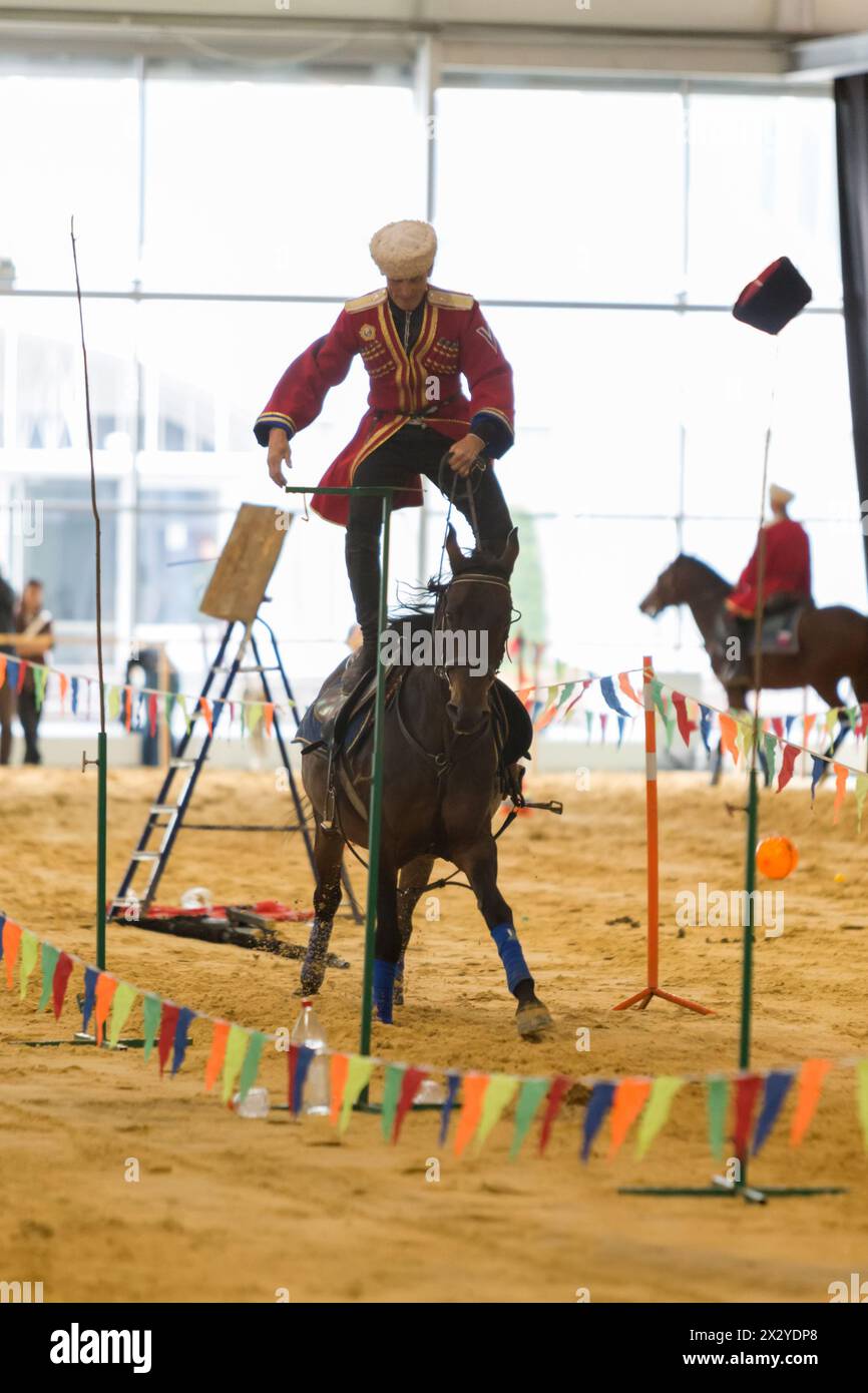 Cossack trick riding hi-res stock photography and images - Alamy